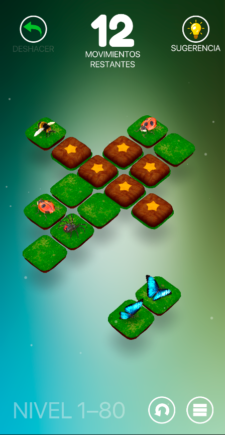 BUGS Puzzle. Logic and strategy game. - GamboApps